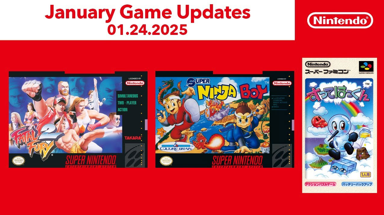 Nintendo Switch Online January 2025 Releases for Super Nintendo – Overview – eShopperReviews